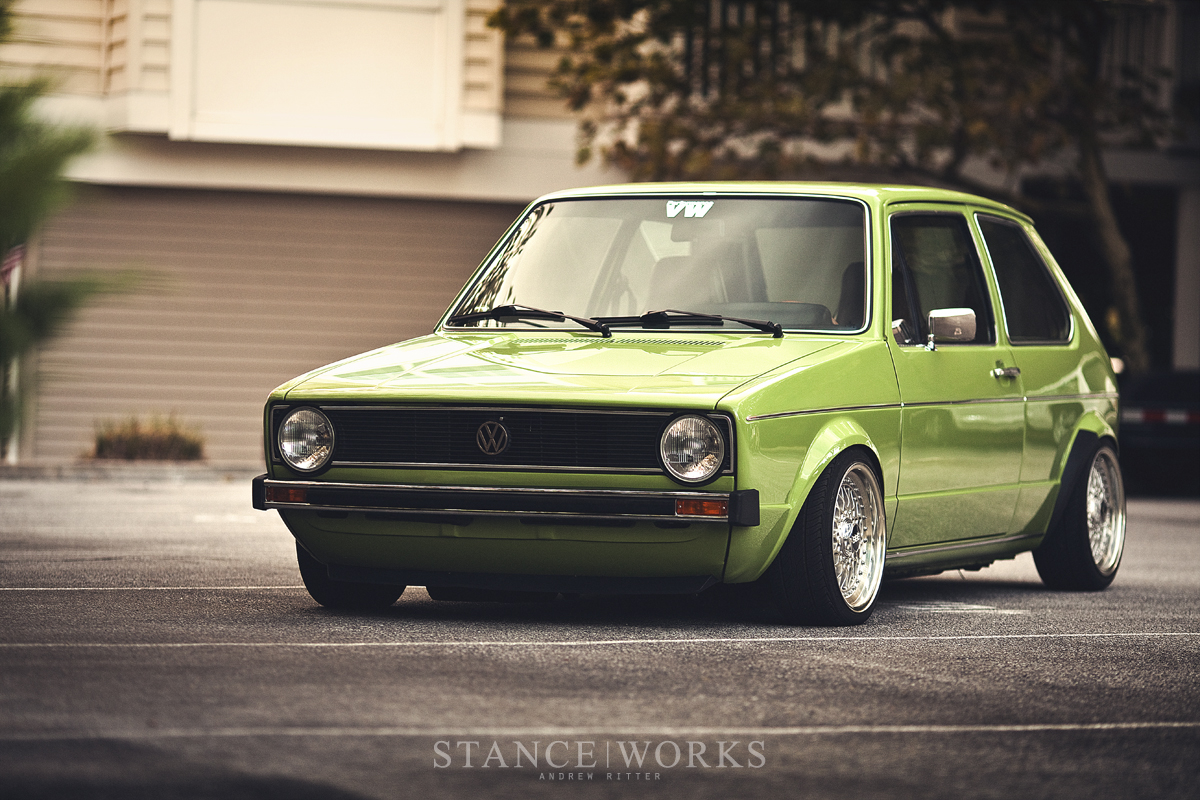 Jes and Kris Clewell's 1980 Volkswagen MK1 Rabbit - StanceWorks
